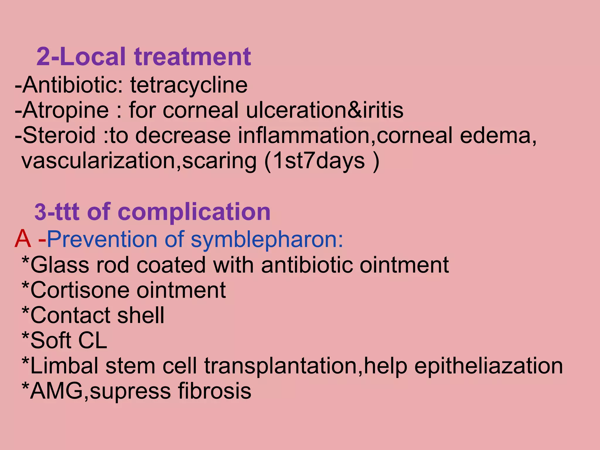 Chemical eye trauma | PPTX