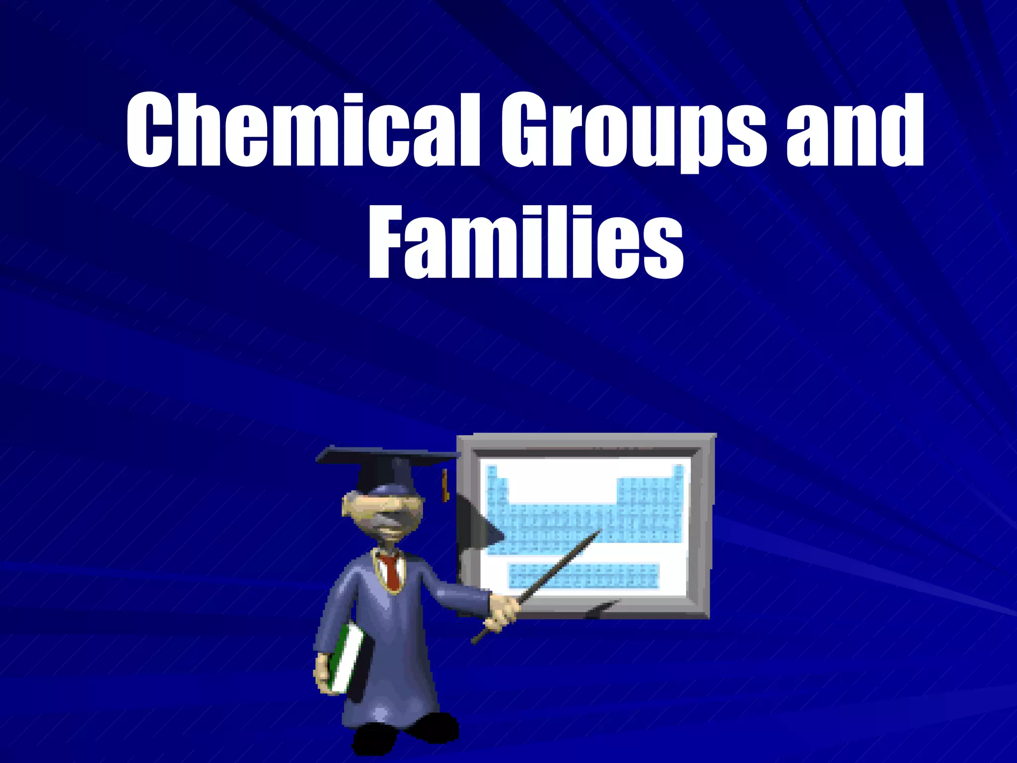 Chemical Families Notes | PPT