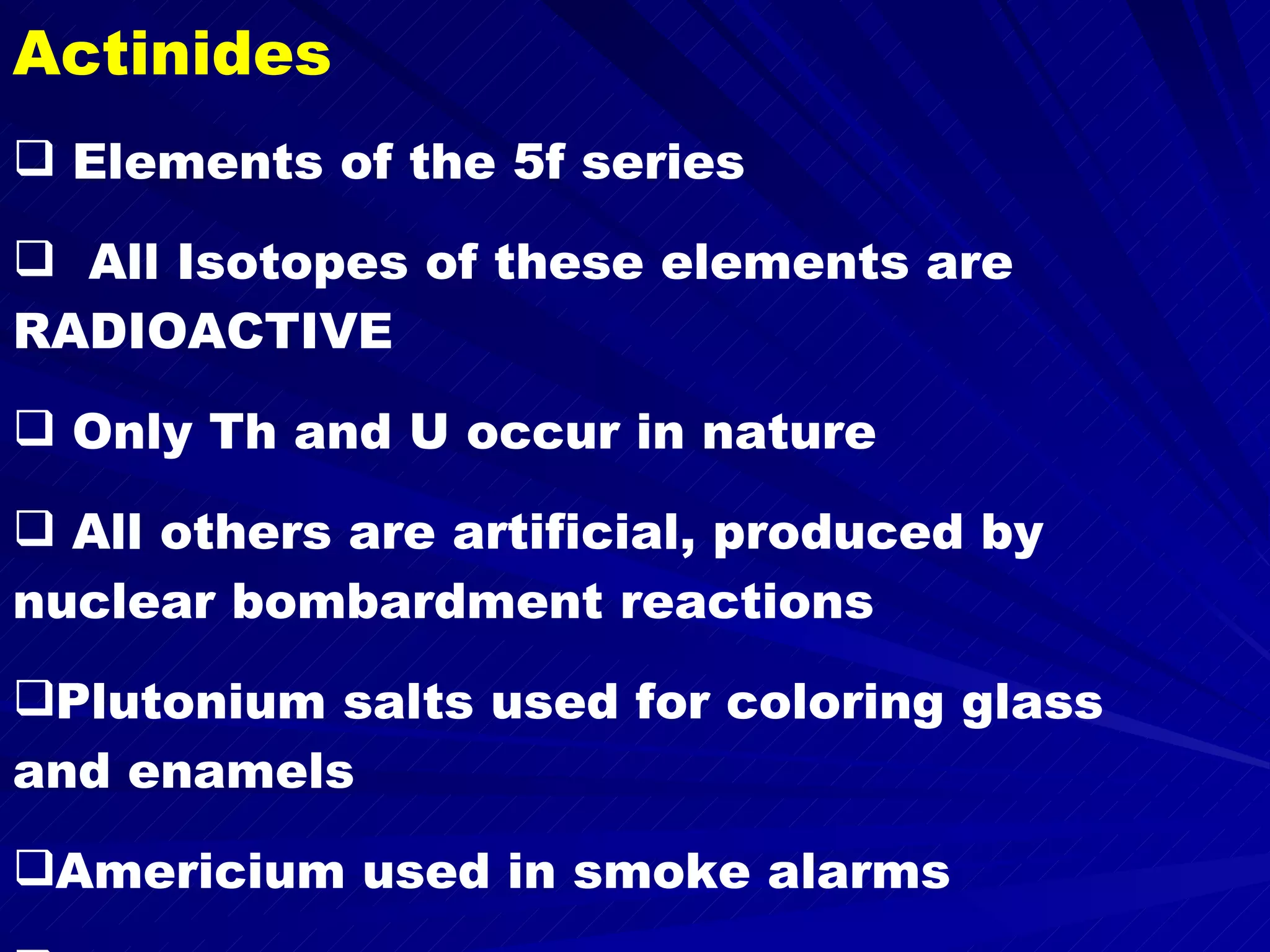 Chemical Families Notes | PPT