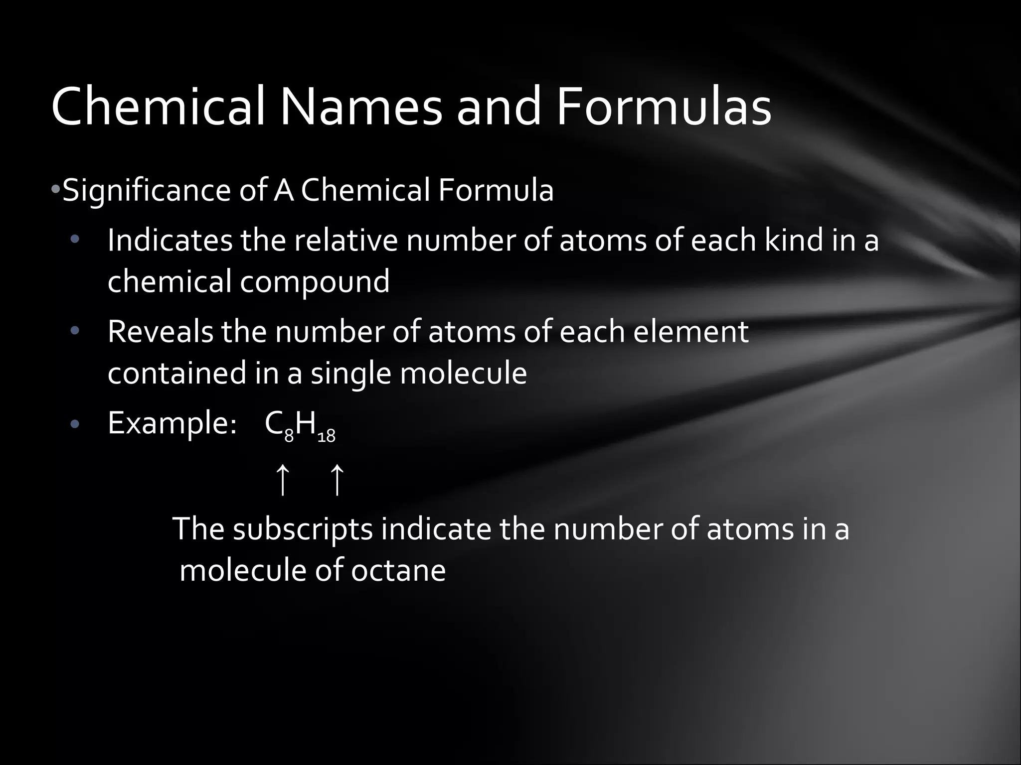 Chemical formulas and compounds | PPT