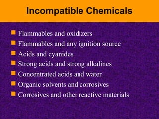 Hazardous Chemical handling | PPT