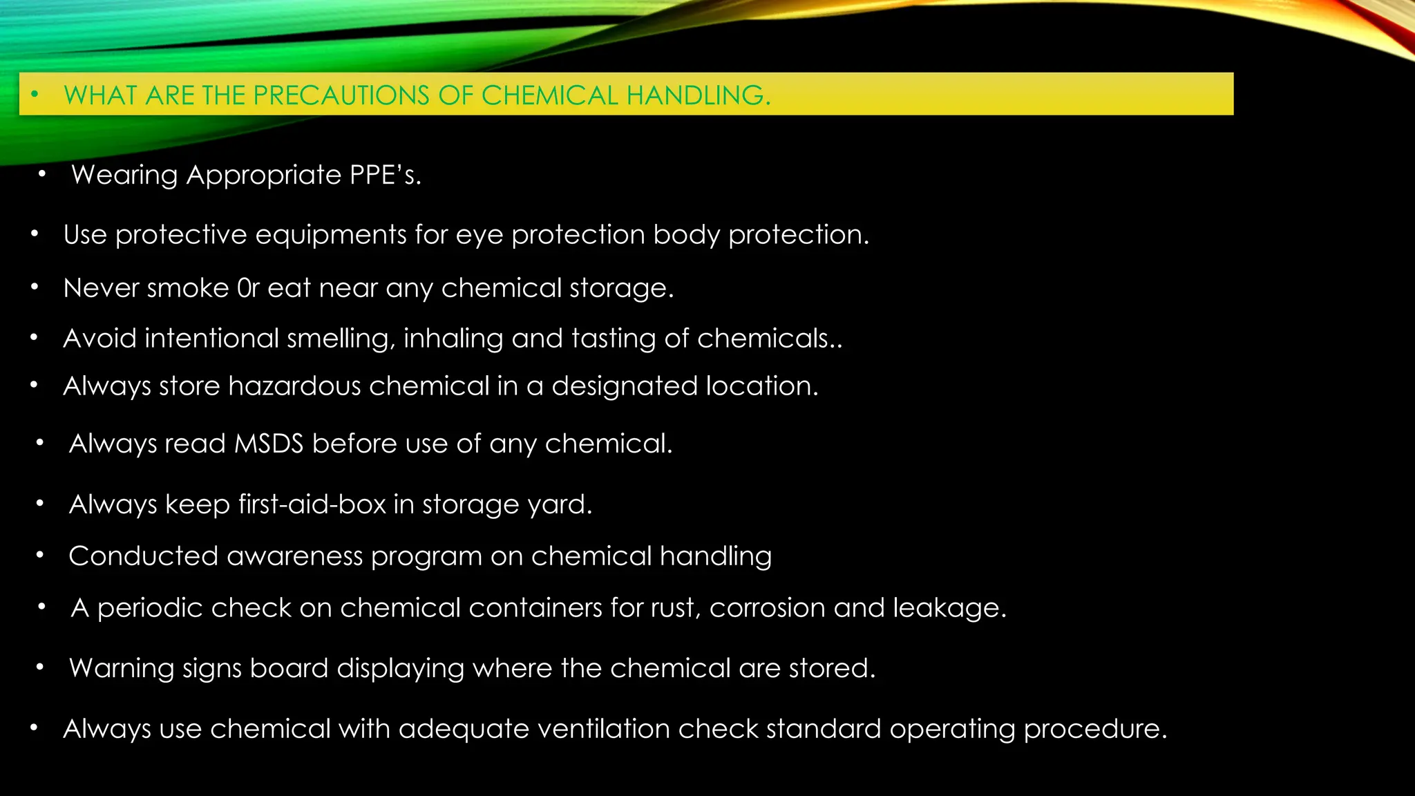 Safe Chemical Handling Guidelines,Comprehensive Safe Chemical Handling ...