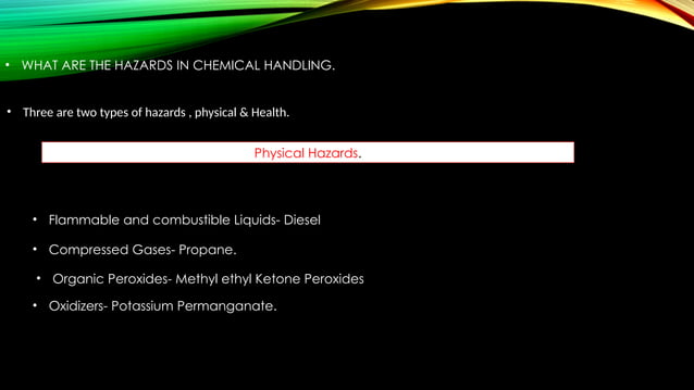 Safe Chemical Handling Guidelines,Comprehensive Safe Chemical Handling ...
