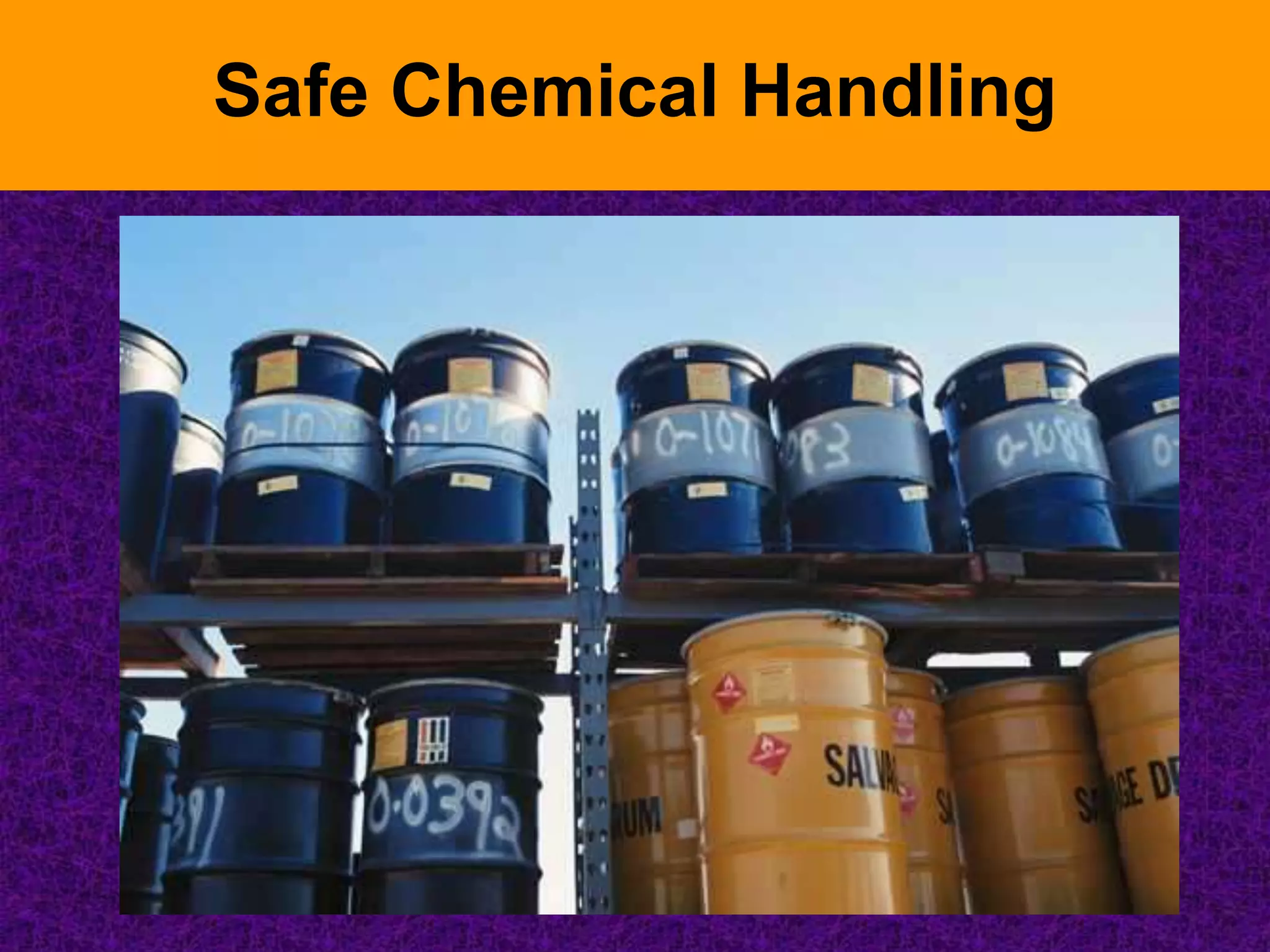 Safe Chemical handling | PPT