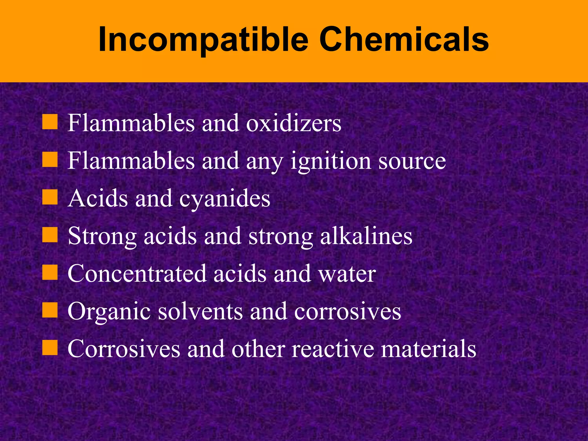 Safe Chemical handling | PPT