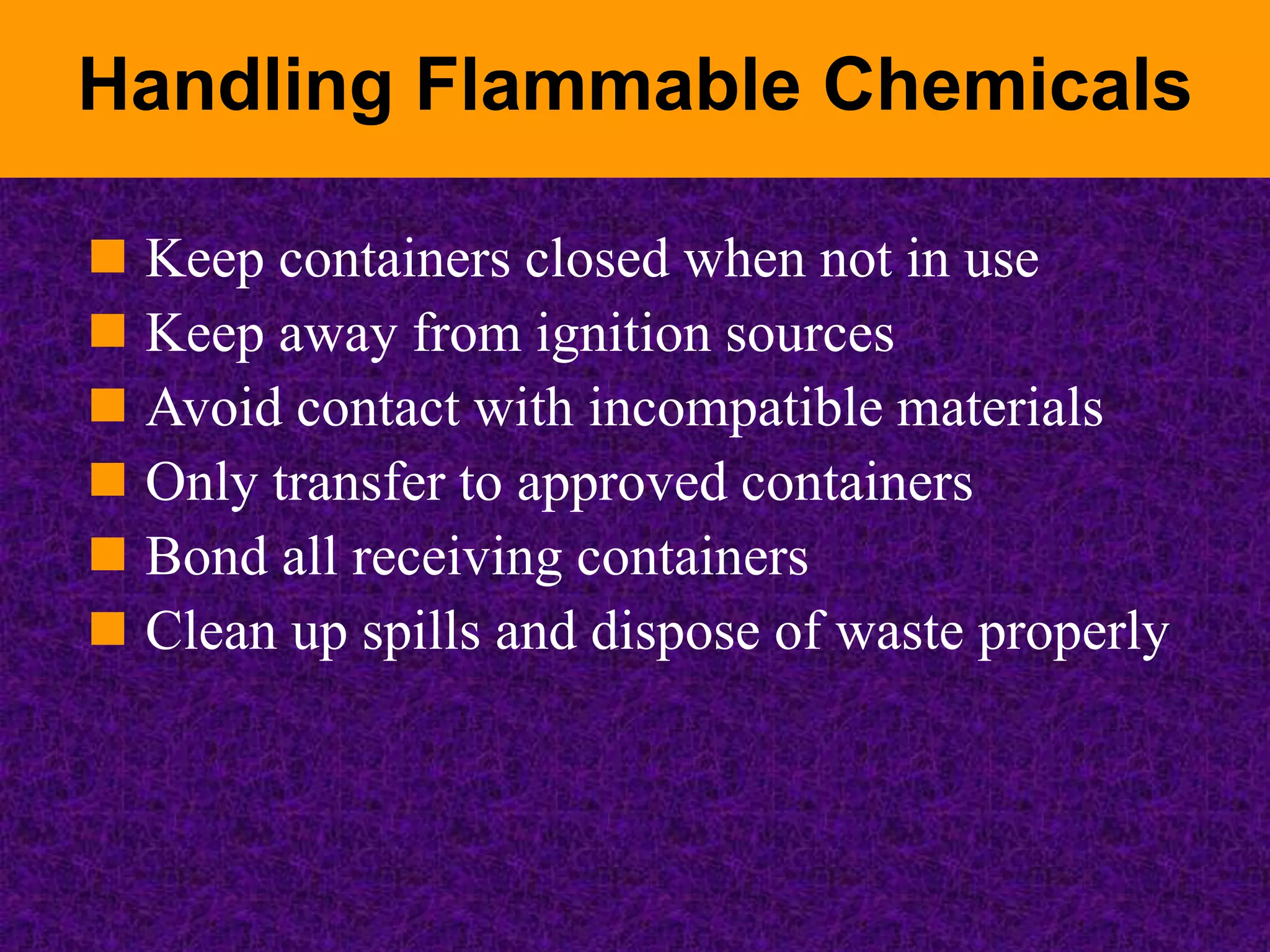 Safe Chemical handling | PPT
