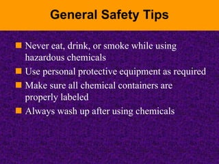 Safe Chemical handling | PPT