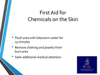 Chemical_Handling_1.ppt | First Aid | Injuries