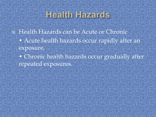 Chemical hazard | PPT