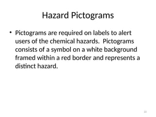 Chemical Hazard handling storing Training | PPTX