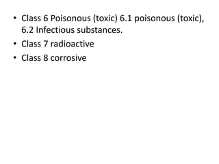 Chemical hazards | PPTX