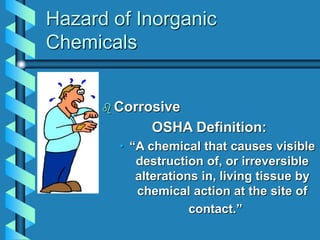 Chemical Hazards from Material Safety Data Sheet | PPT
