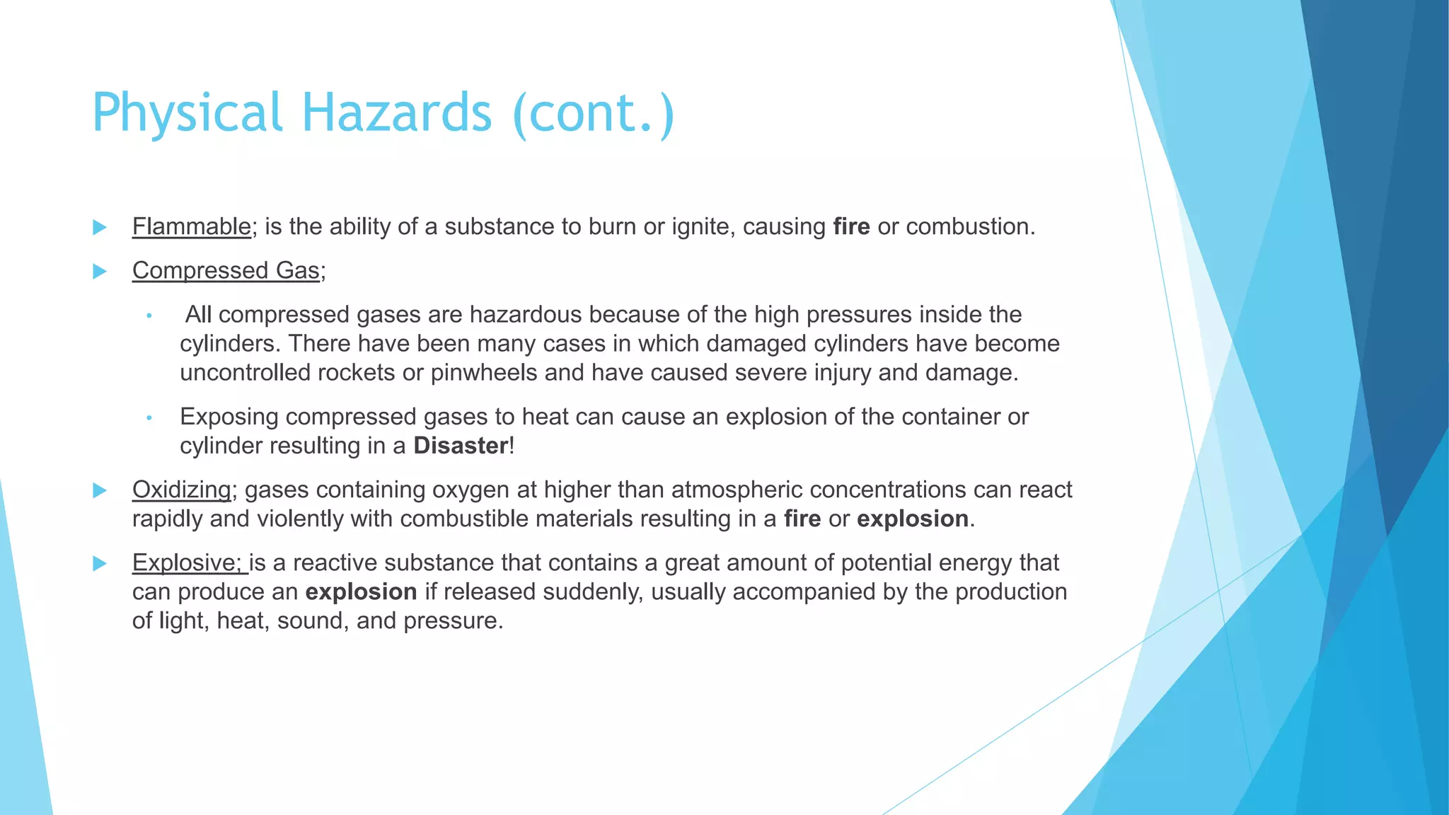 Chemical Hazards Training Presentation | PPTX
