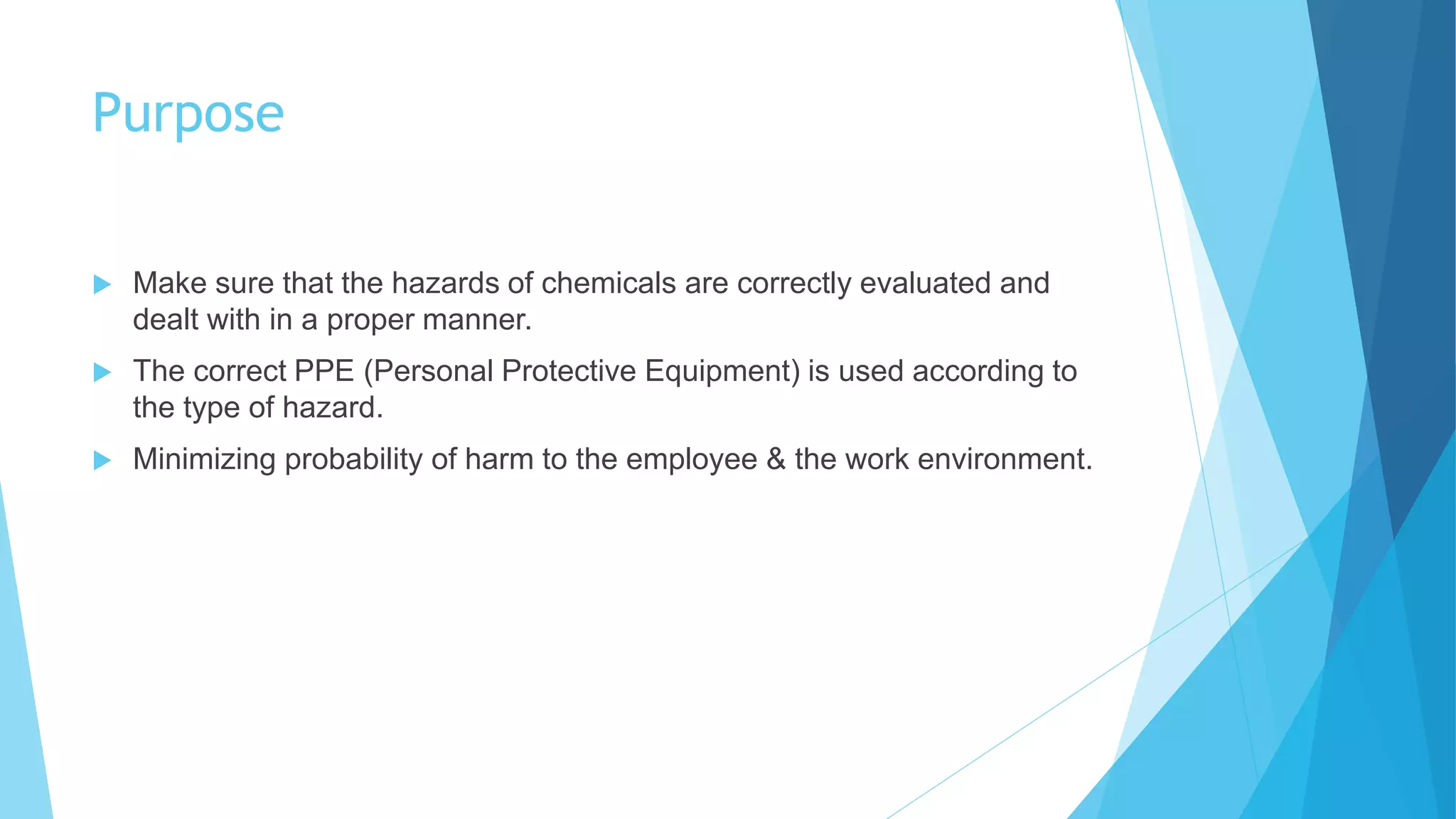 Chemical Hazards Training Presentation | PPTX