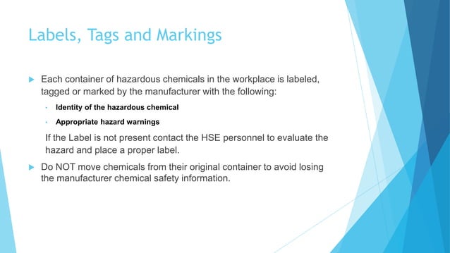 Chemical Hazards Training Presentation | PPTX
