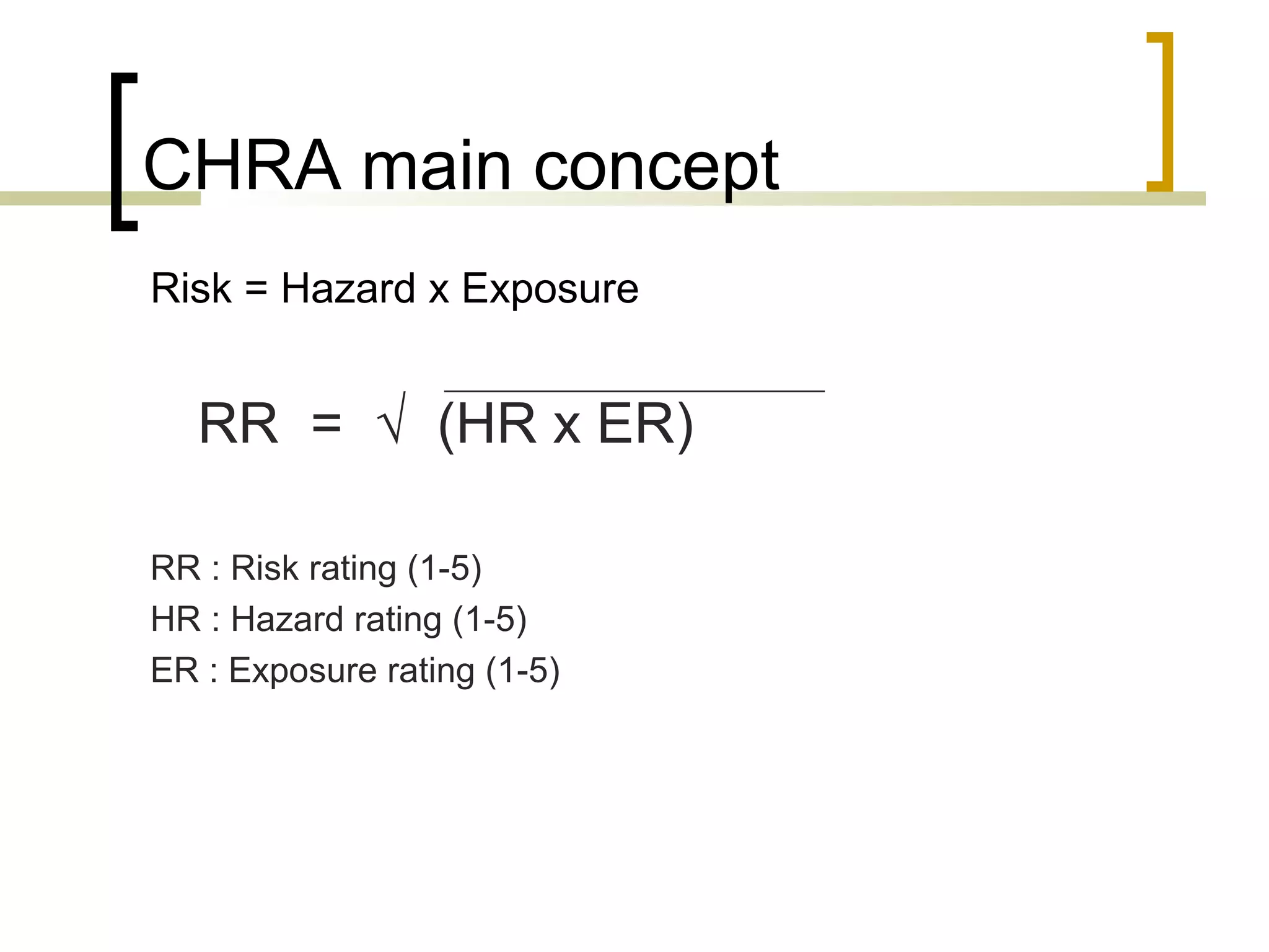 Chemical health risk assessment intro | PPT