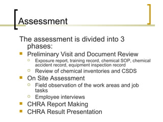 Chemical health risk assessment intro | PPT
