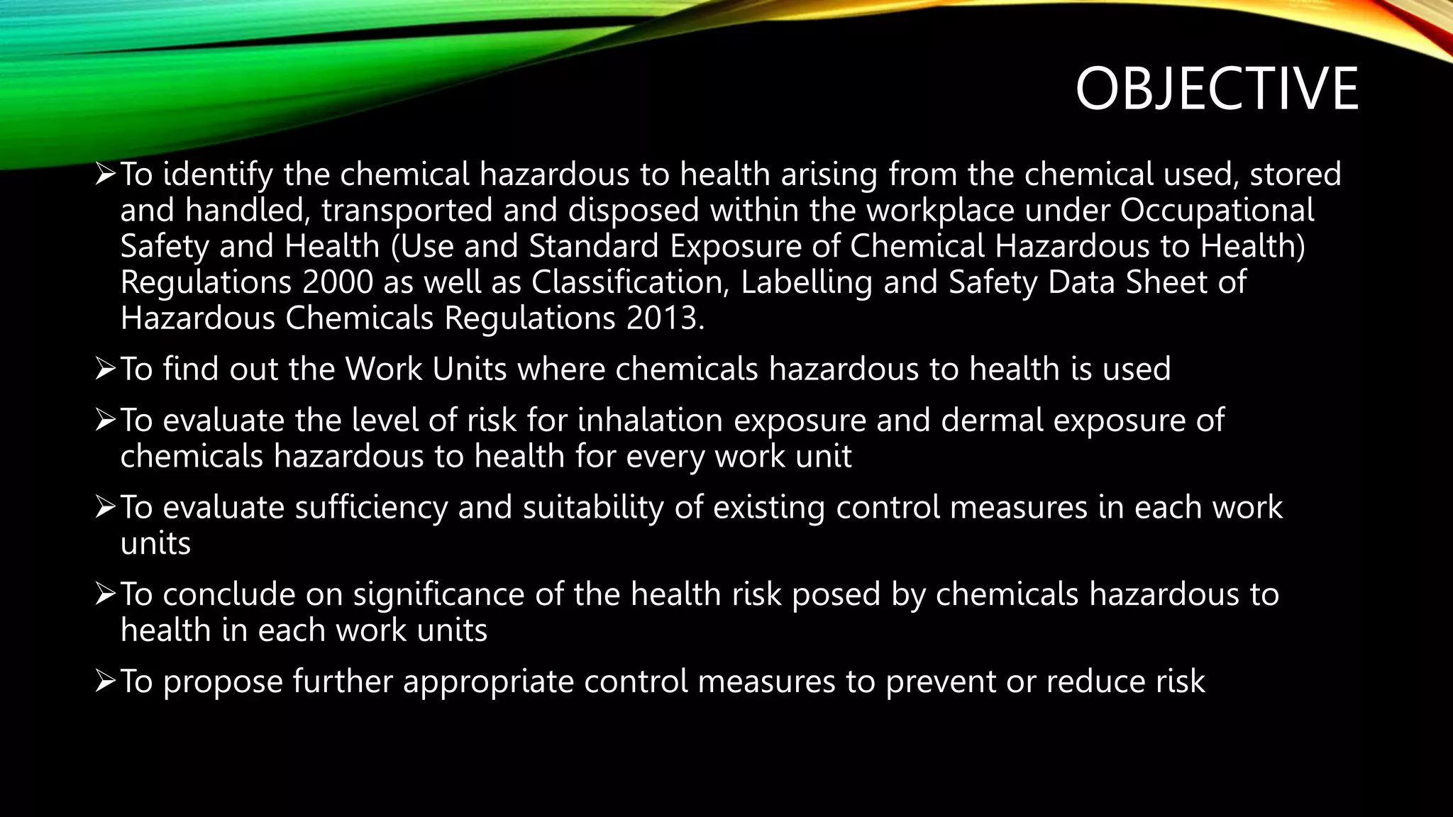 CHEMICAL HEALTH RISK ASSESSMENT REPORT (CHRA).pptx