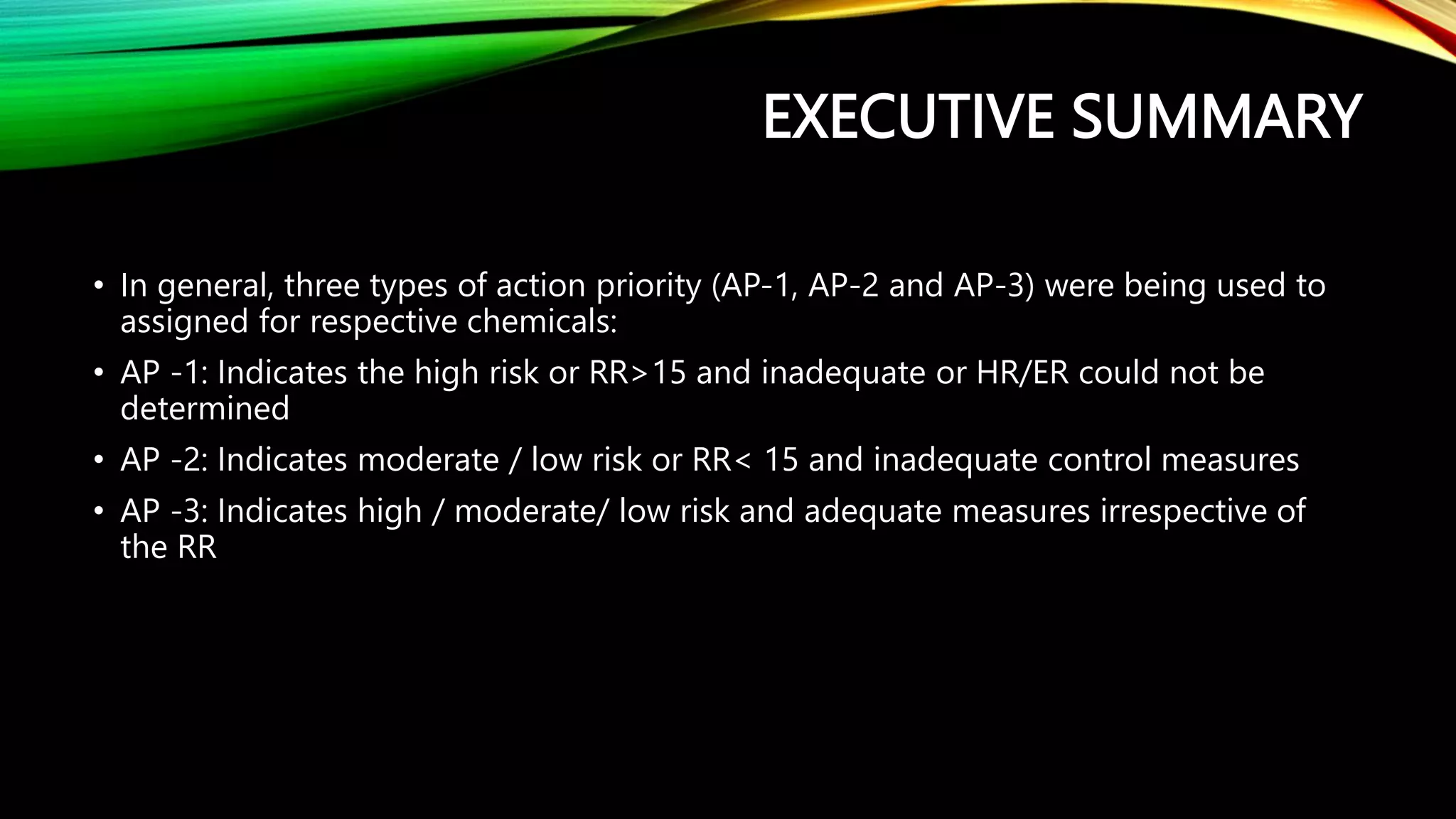 CHEMICAL HEALTH RISK ASSESSMENT REPORT (CHRA).pptx