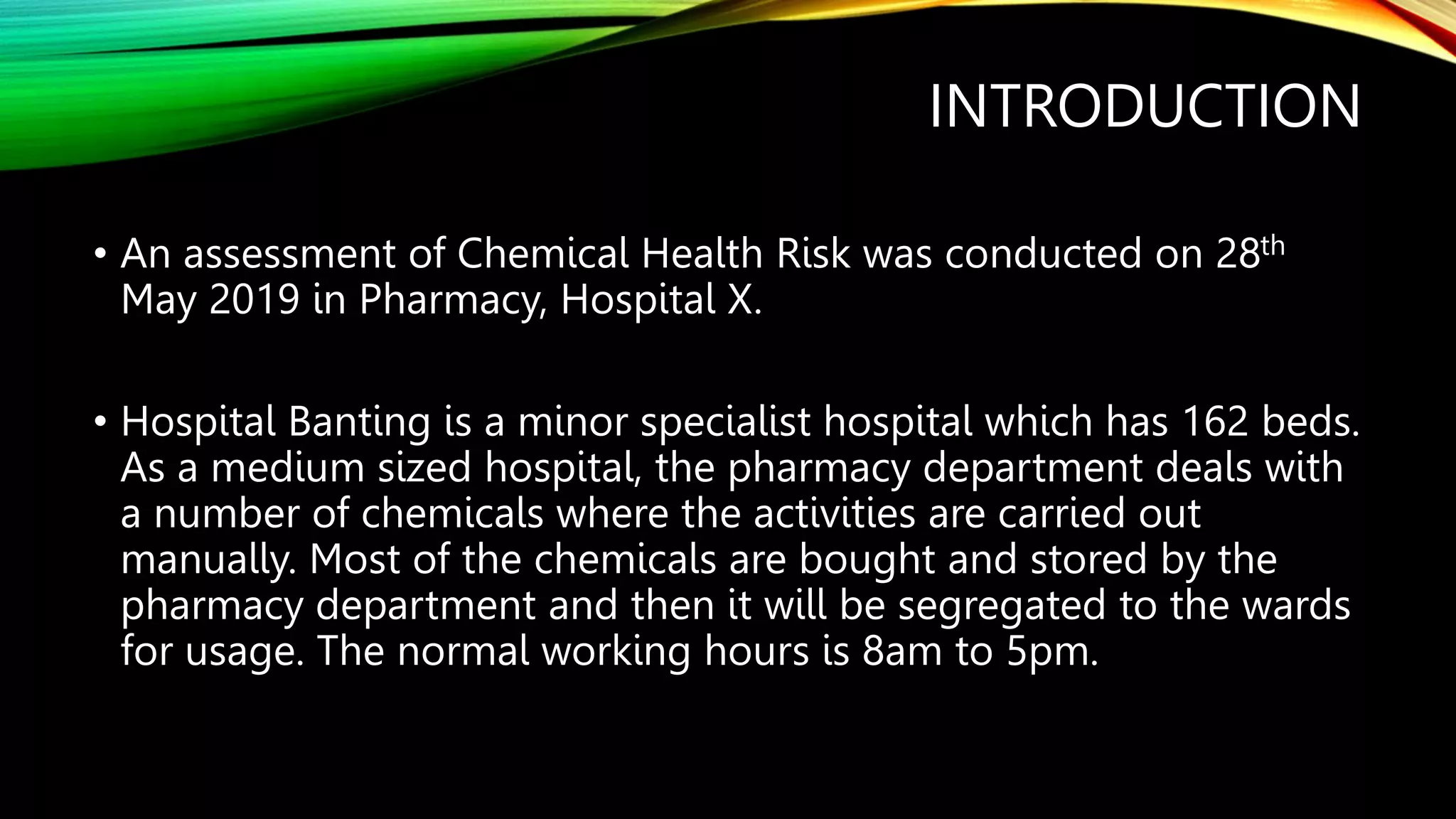 CHEMICAL HEALTH RISK ASSESSMENT REPORT (CHRA).pptx