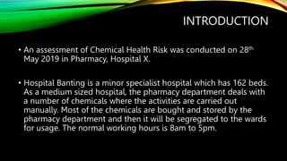 CHEMICAL HEALTH RISK ASSESSMENT REPORT (CHRA).pptx