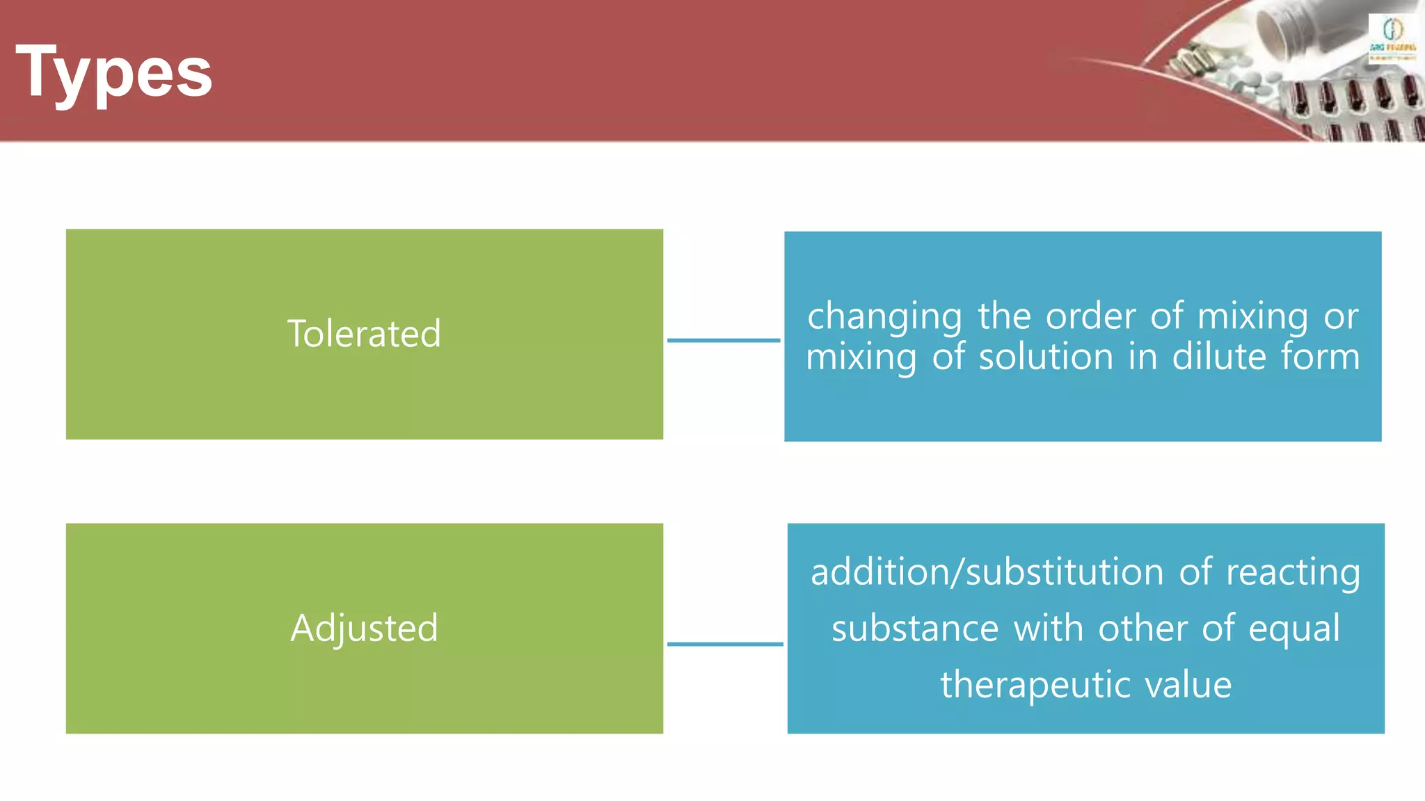 Chemical incompatibility | PPTX