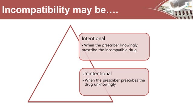 Chemical incompatibility | PPTX