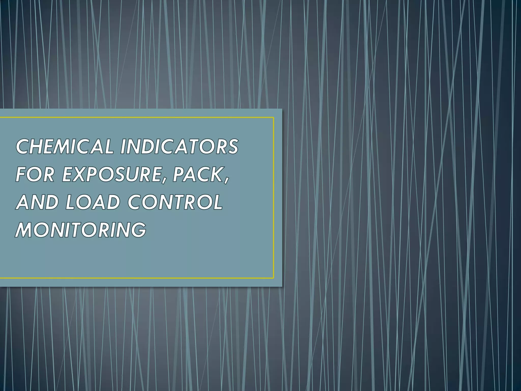 CSSD Basics Chemical Indicators, Biological Indicators and Recall ...
