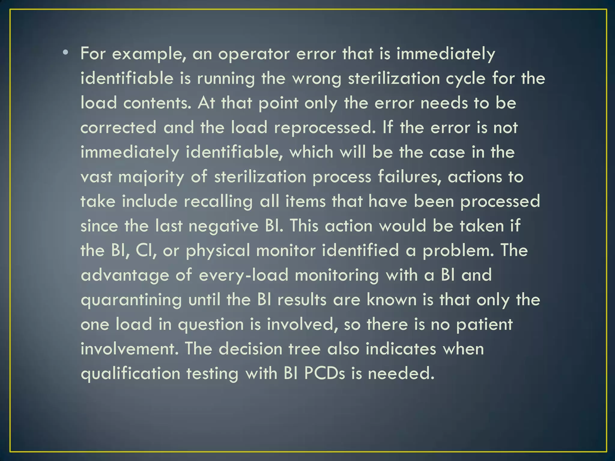 CSSD Basics Chemical Indicators, Biological Indicators and Recall ...