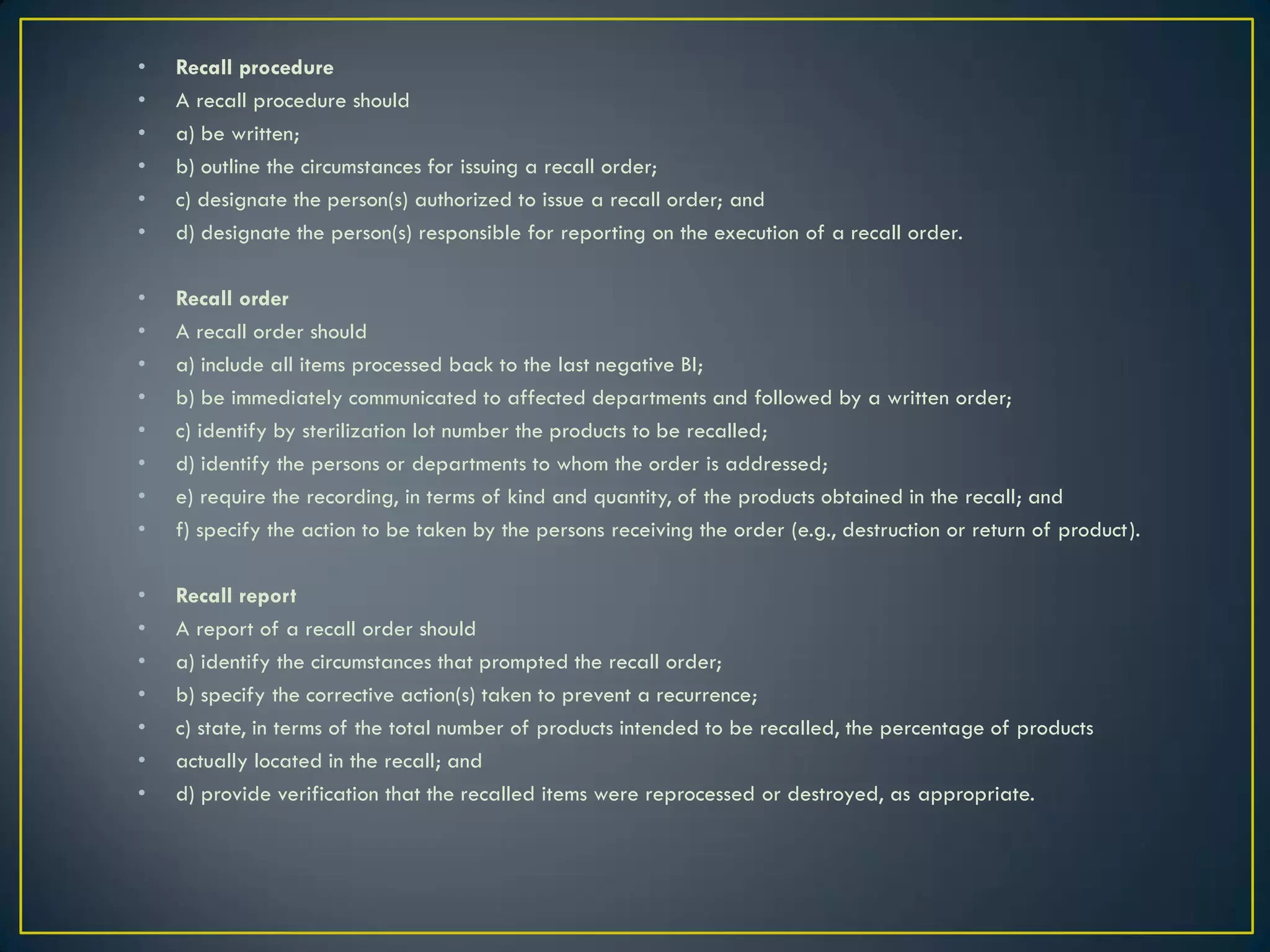 CSSD Basics Chemical Indicators, Biological Indicators and Recall ...