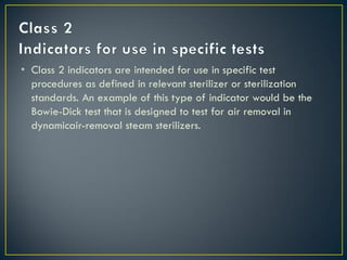 CSSD Basics Chemical Indicators, Biological Indicators and Recall ...