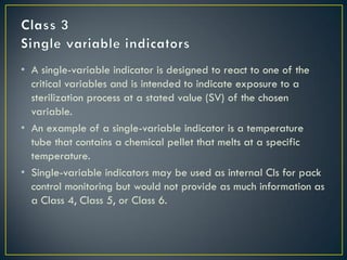 CSSD Basics Chemical Indicators, Biological Indicators and Recall ...