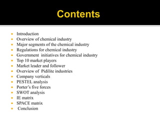 Chemical industries | PPTX