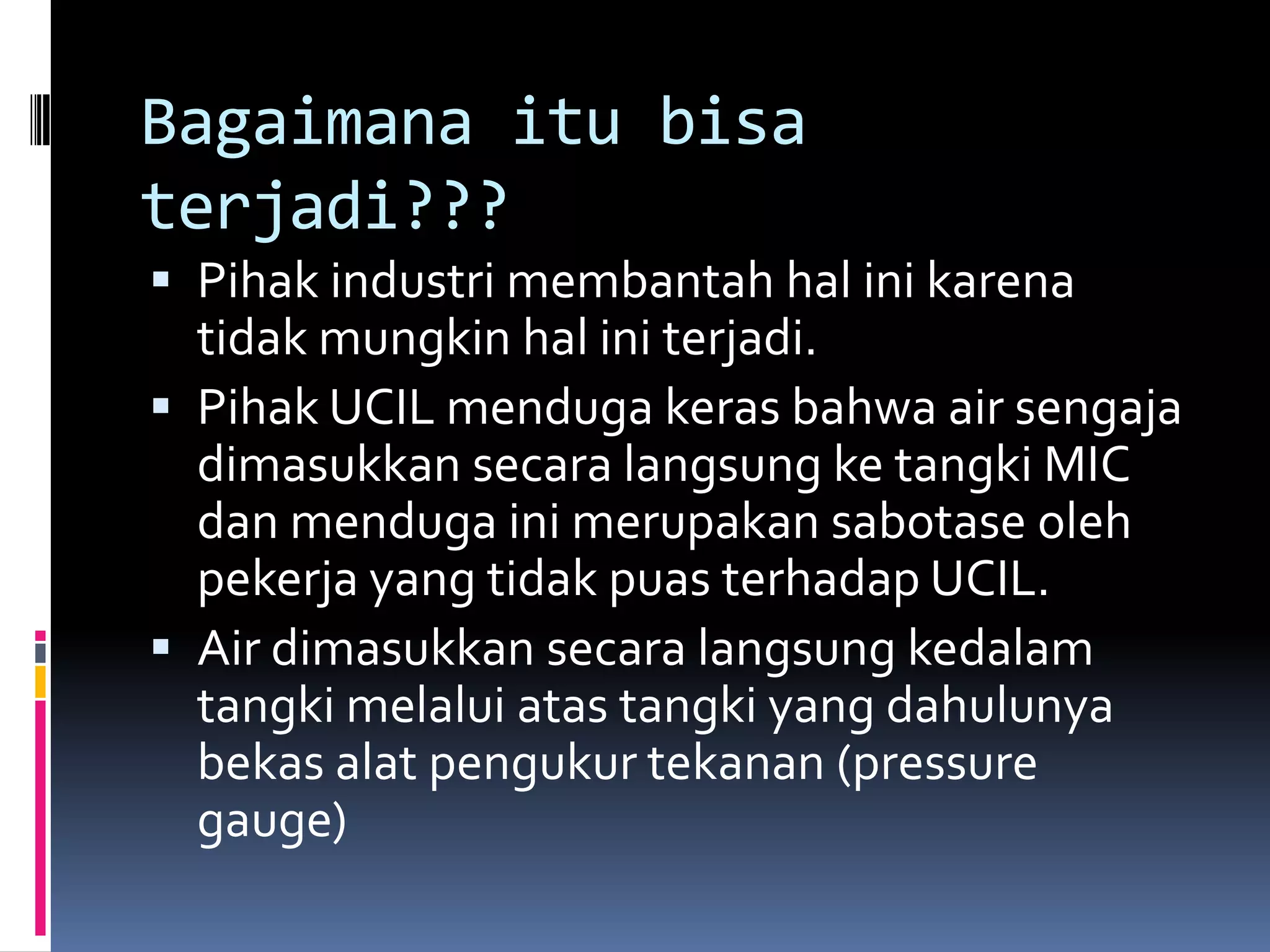 Chemical industries disaster | PPTX