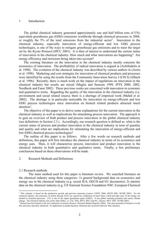 Chemical industry | PDF