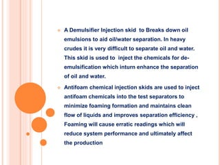 Chemical injection skid by Vienerg Resources Private Limited | PPTX