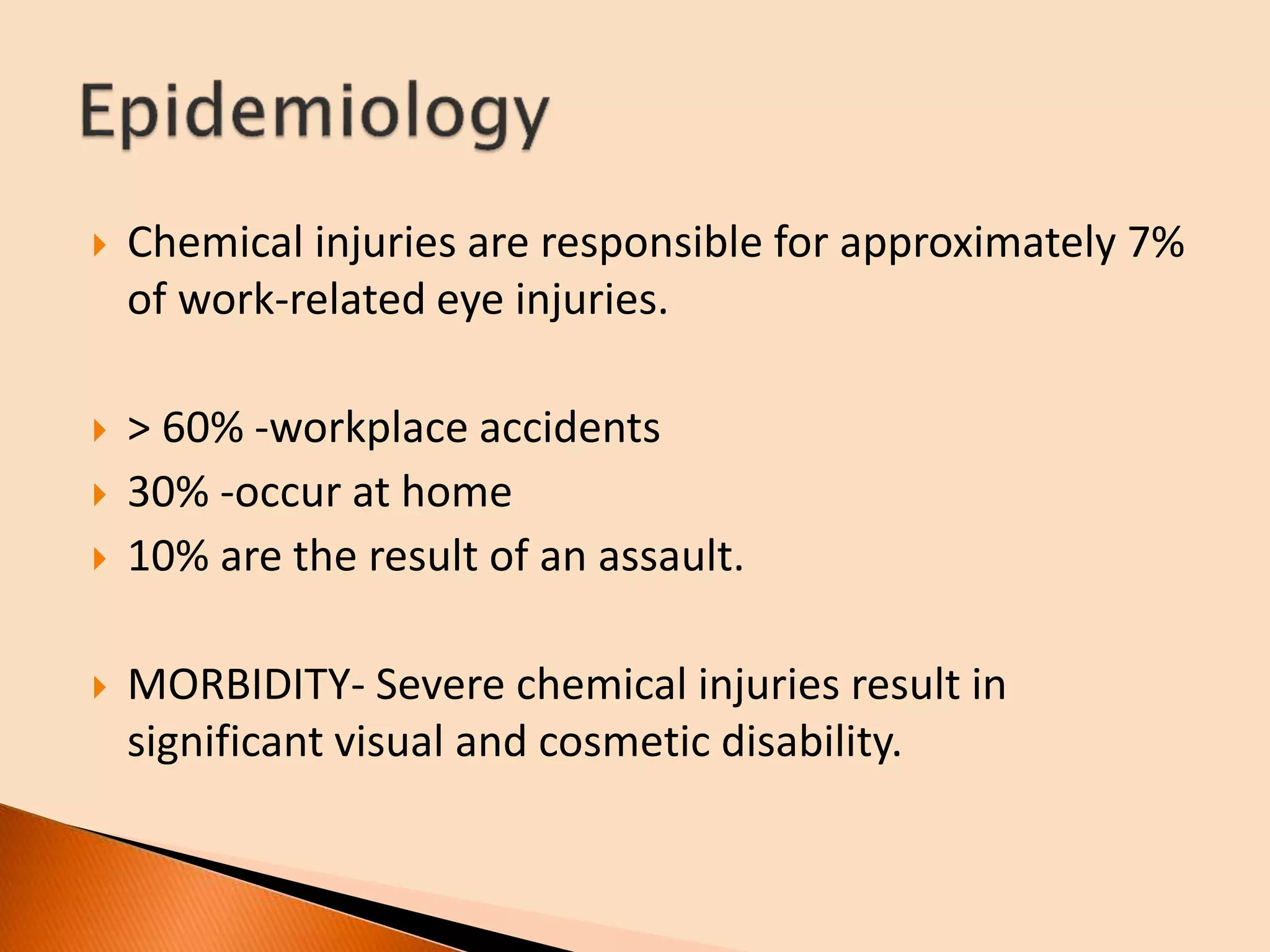 Chemical injuries | PPT