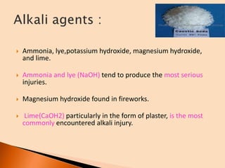 Chemical injuries | PPT