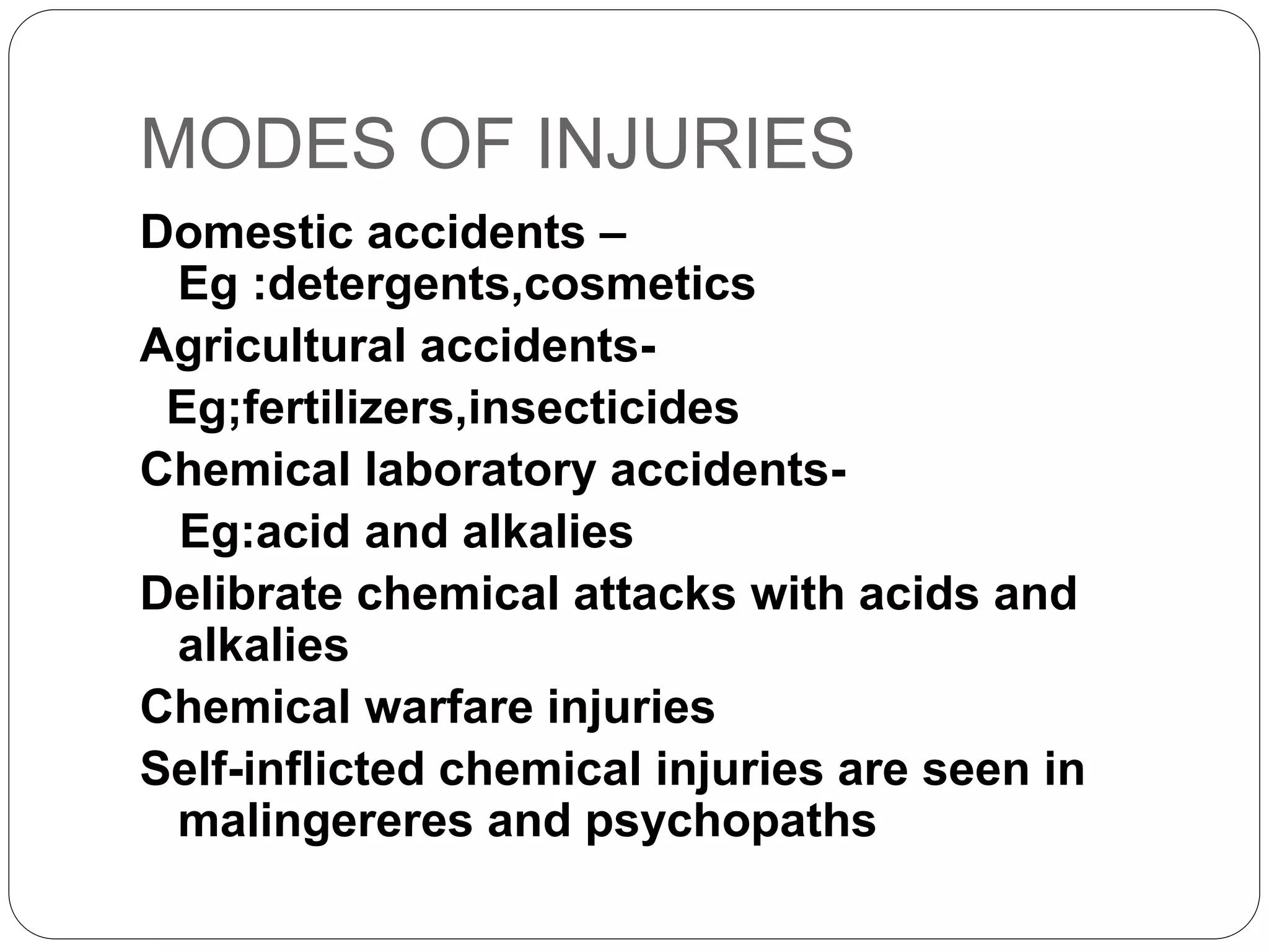 Chemical injuries of eye | PPTX