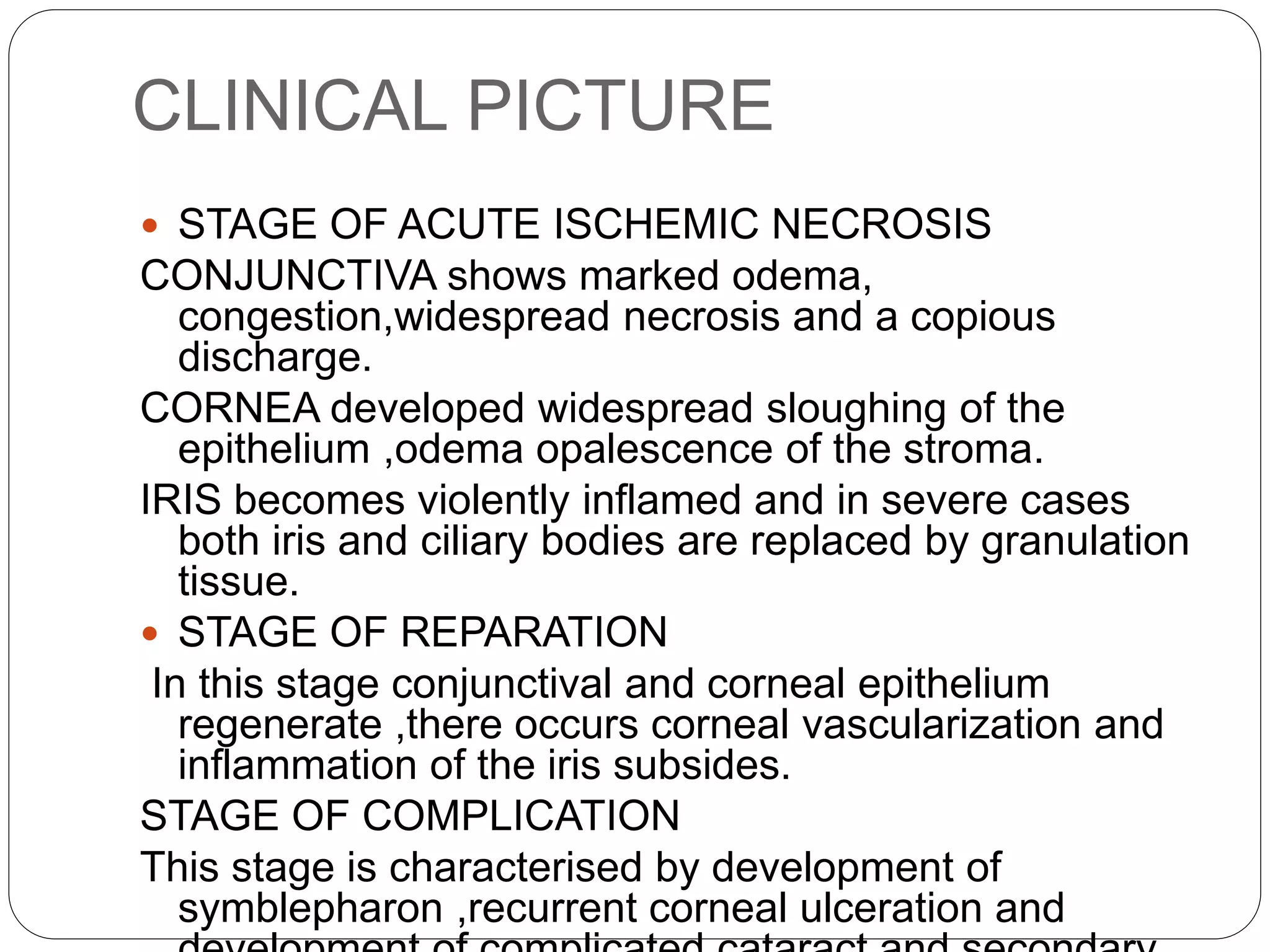 Chemical injuries of eye | PPTX