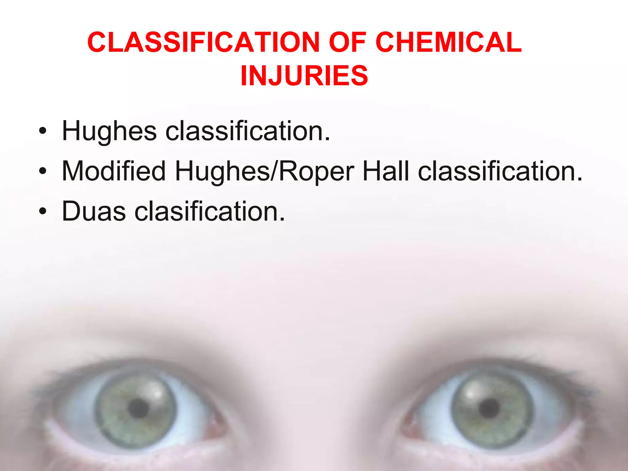Chemical injuries of the eye | PPTX
