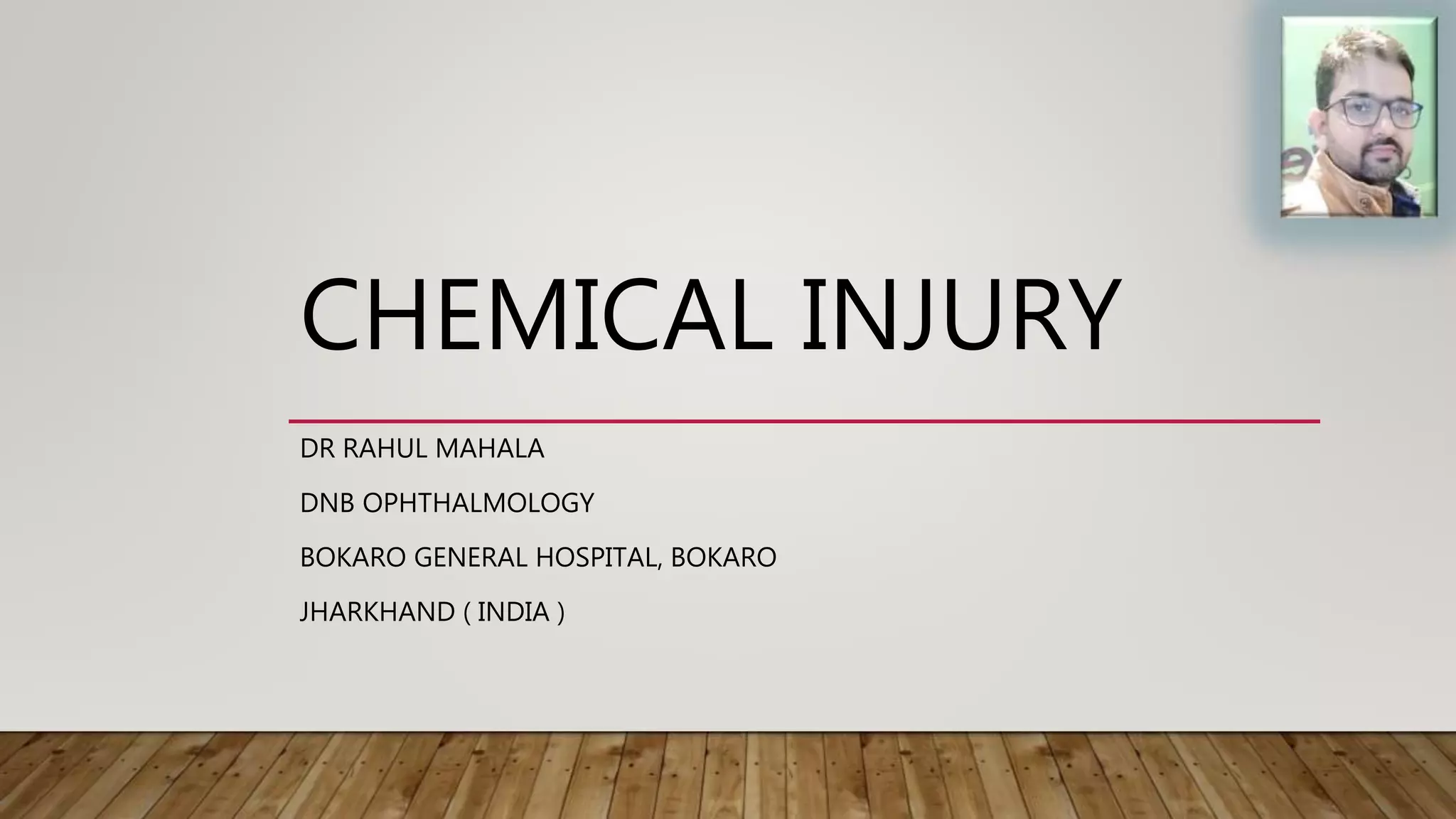 Ocular Chemical Injury | PPTX
