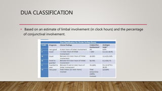 Ocular Chemical Injury | PPTX