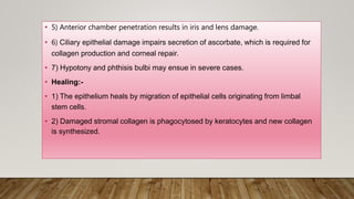 Ocular Chemical Injury | PPTX