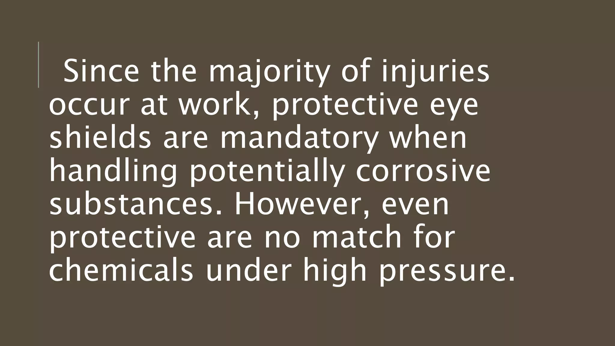Chemical injury of the eye | PPTX
