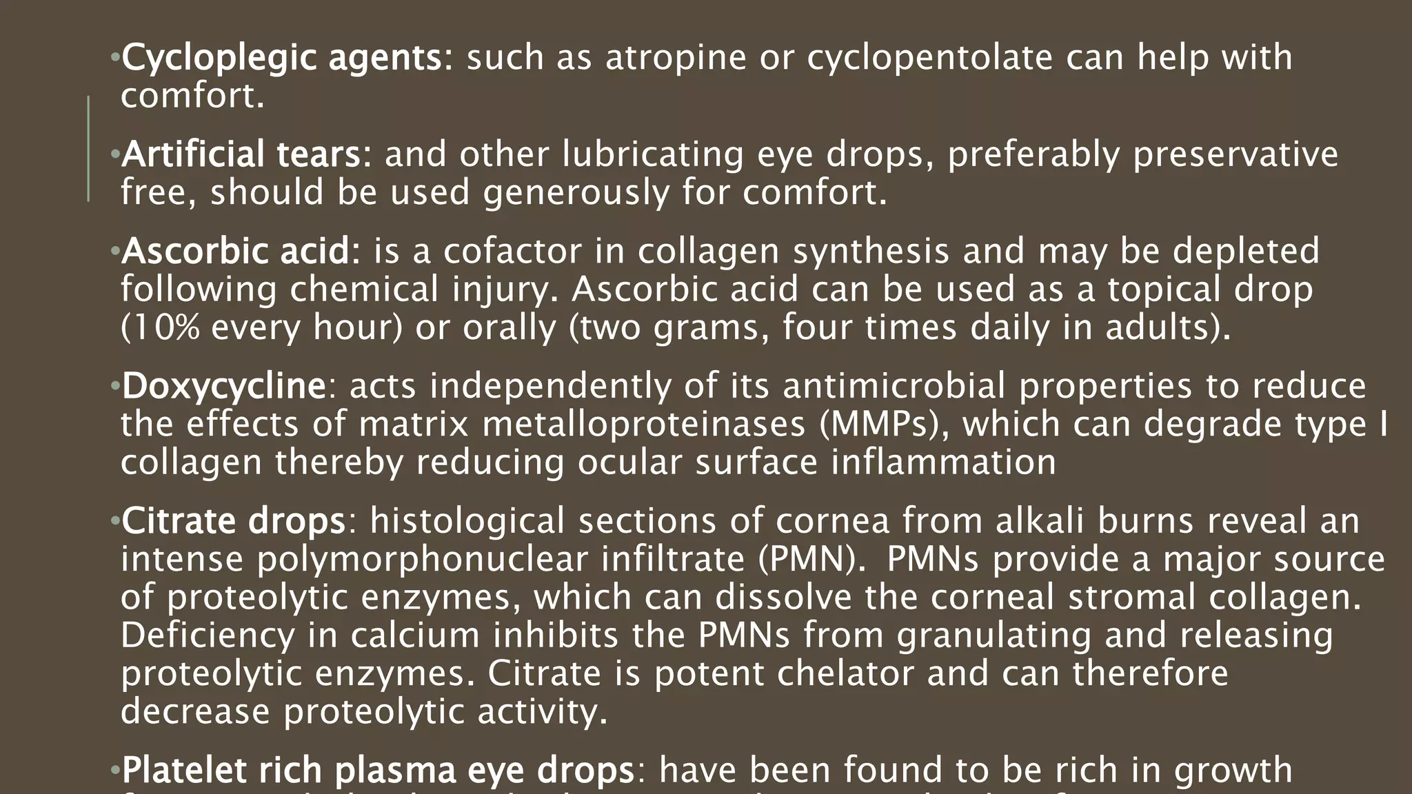 Chemical injury of the eye | PPTX
