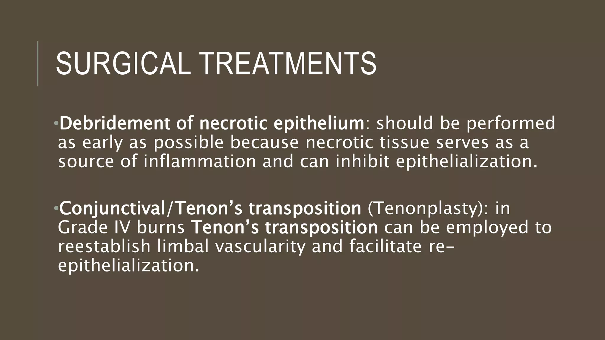 Chemical injury of the eye | PPTX