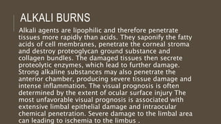Chemical injury of the eye | PPTX