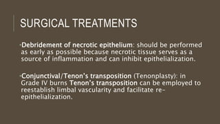 Chemical injury of the eye | PPTX