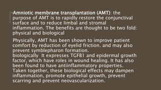Chemical injury of the eye | PPTX